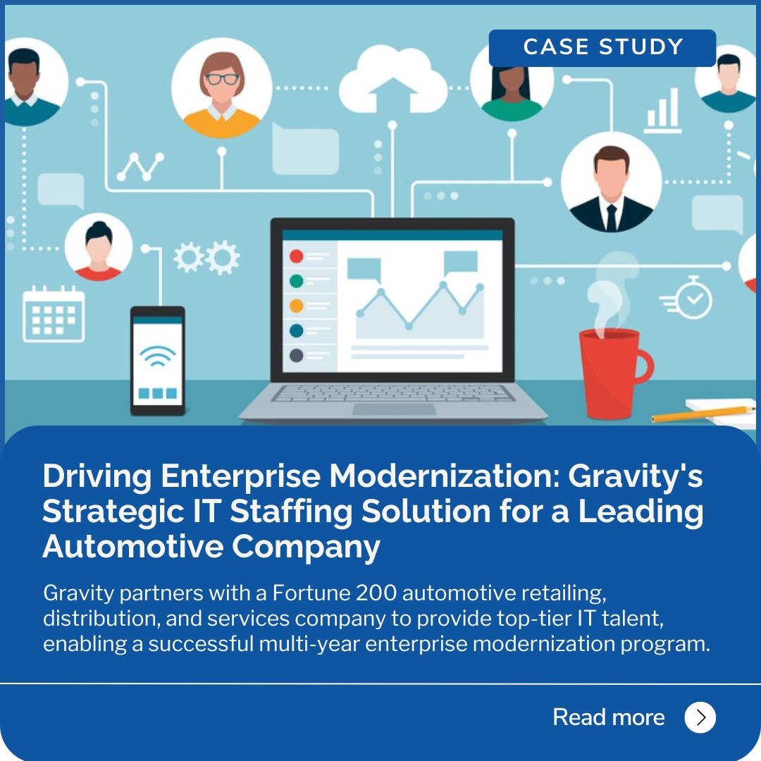 Case Study: Enterprise IT Staffing - Gravity IT Resources